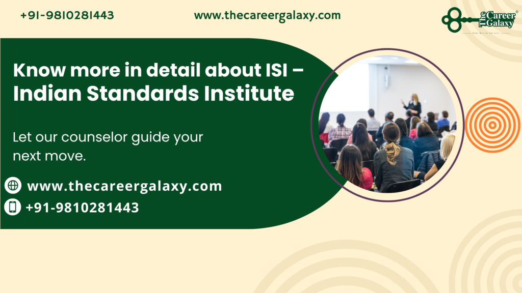 ISI Full Form & Admission 2025 Info | Exam Results & Meaning | TCG