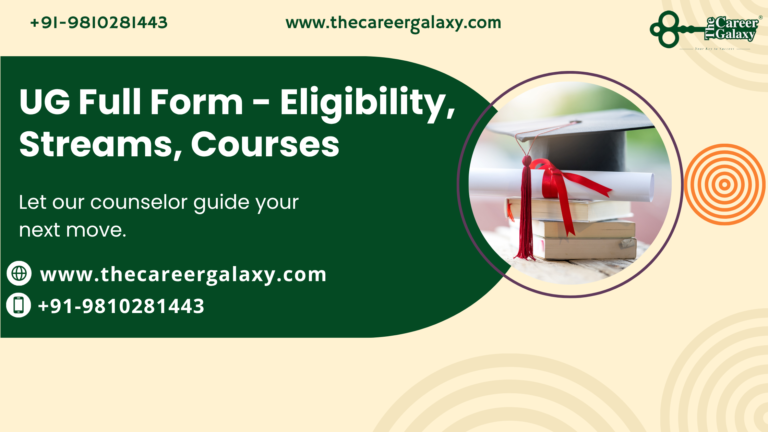UG Full Form: Courses, Eligibility & Meaning Explained | TCG