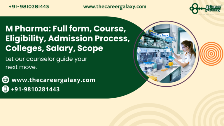 M Pharma Course Details 2025: Full Form, Eligibility, Scope | TCG