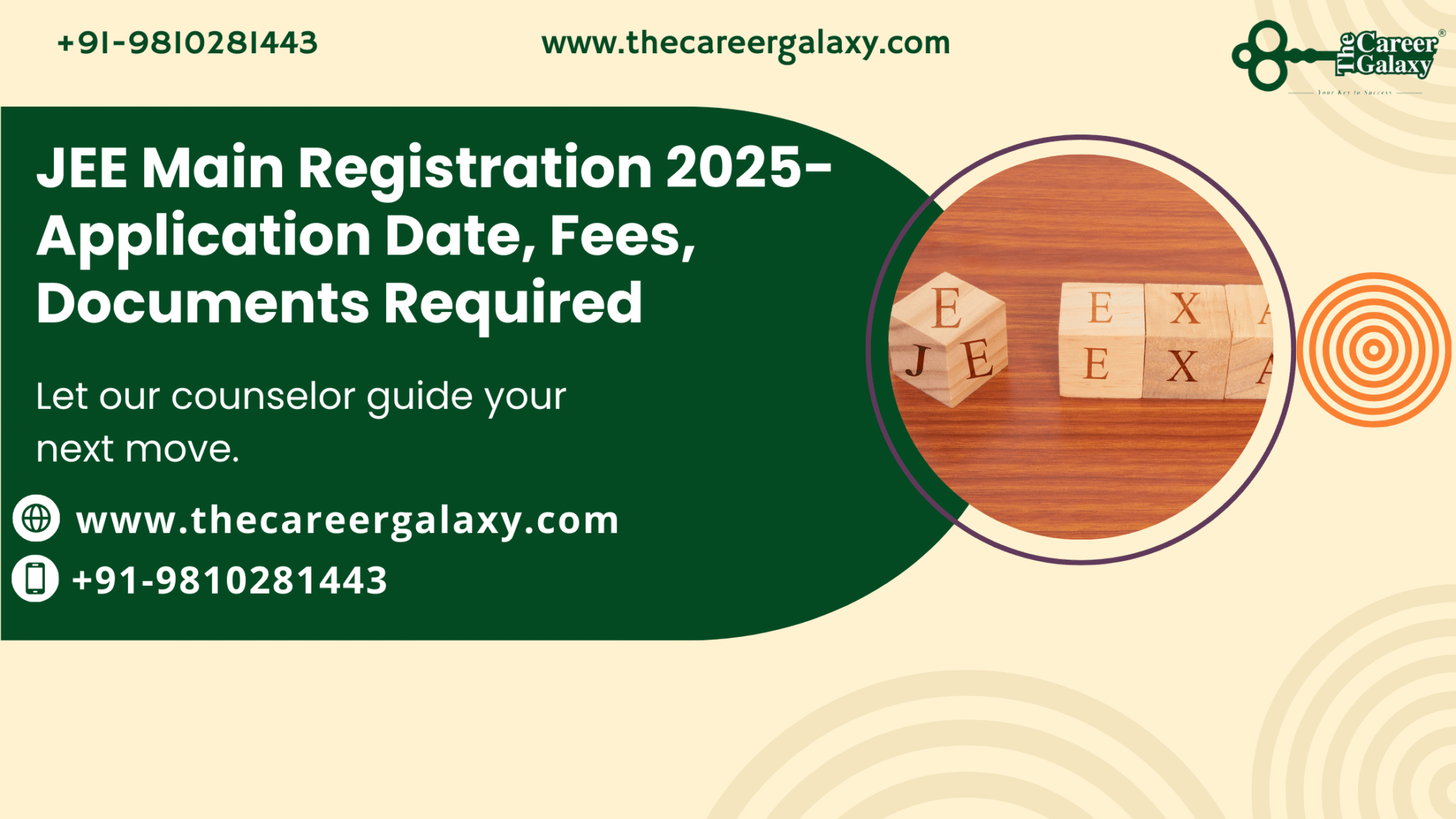 JEE Main 2025 Registration: Dates, Fees & Documents Required | TCG